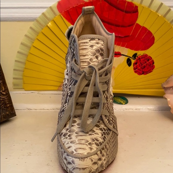 Christian Louboutin | Shoes | Authentic Python Christian Louboutin Size ...